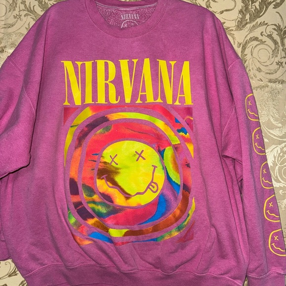 NIRVANA | Sweaters | Nirvana Graphic Sweatshirt | Poshmark